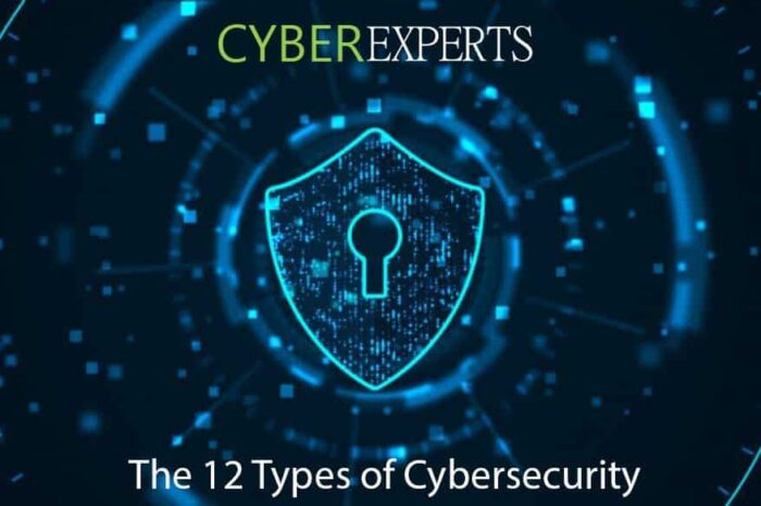 12 Types of Cybersecurity - CyberExperts.com